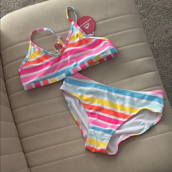 Swim | Colorful Striped Kids Swim Set | Poshmark